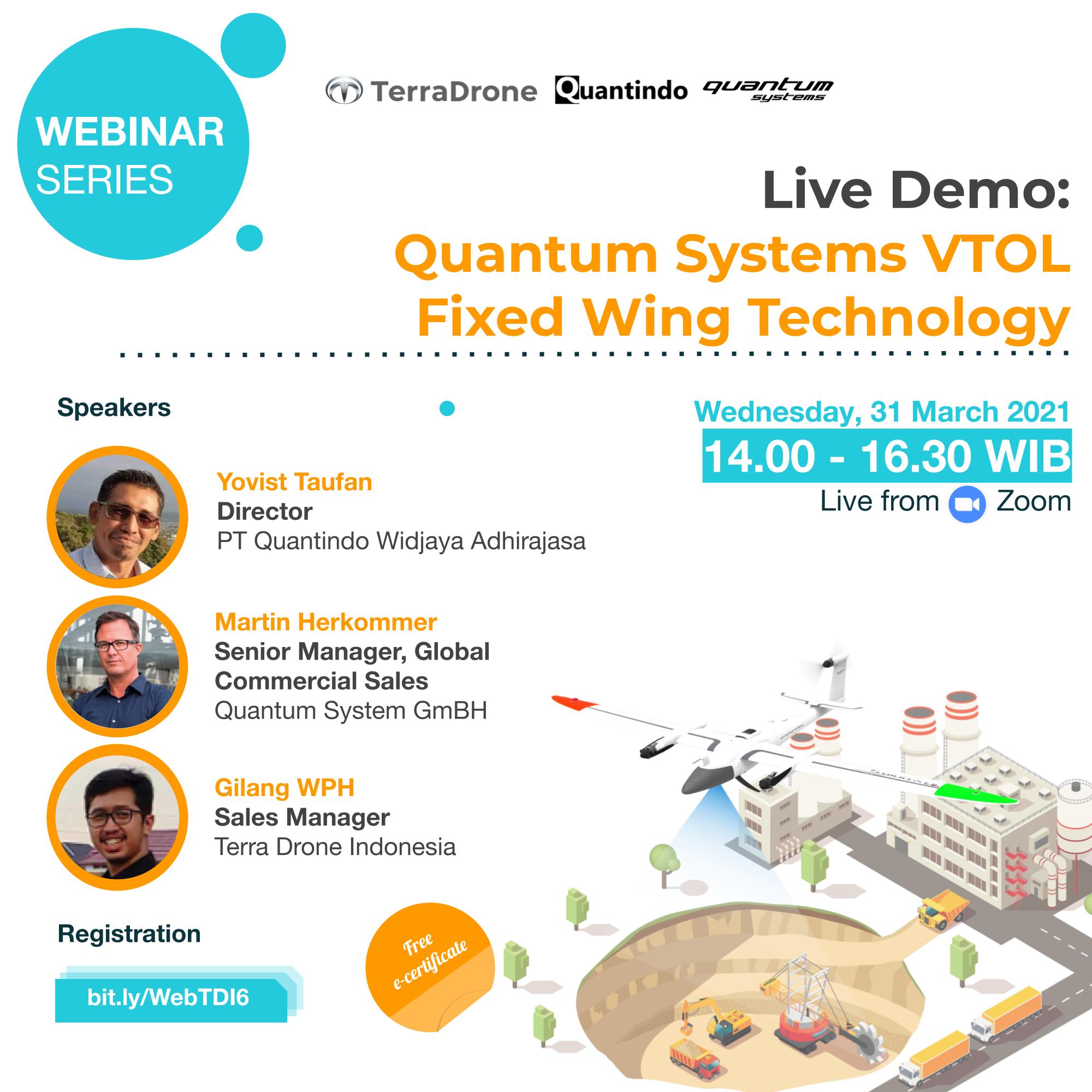 Webinar: Live Demo: Quantum System VTOL Fixed Wing Technology - Terra ...